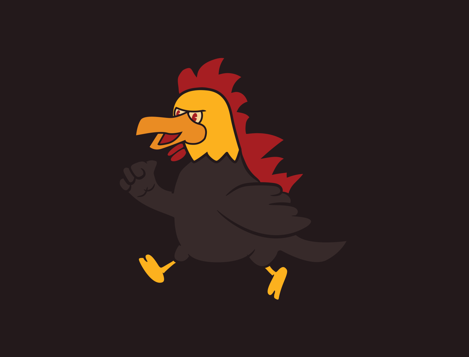 Chickenzilla by supercharrart on Dribbble