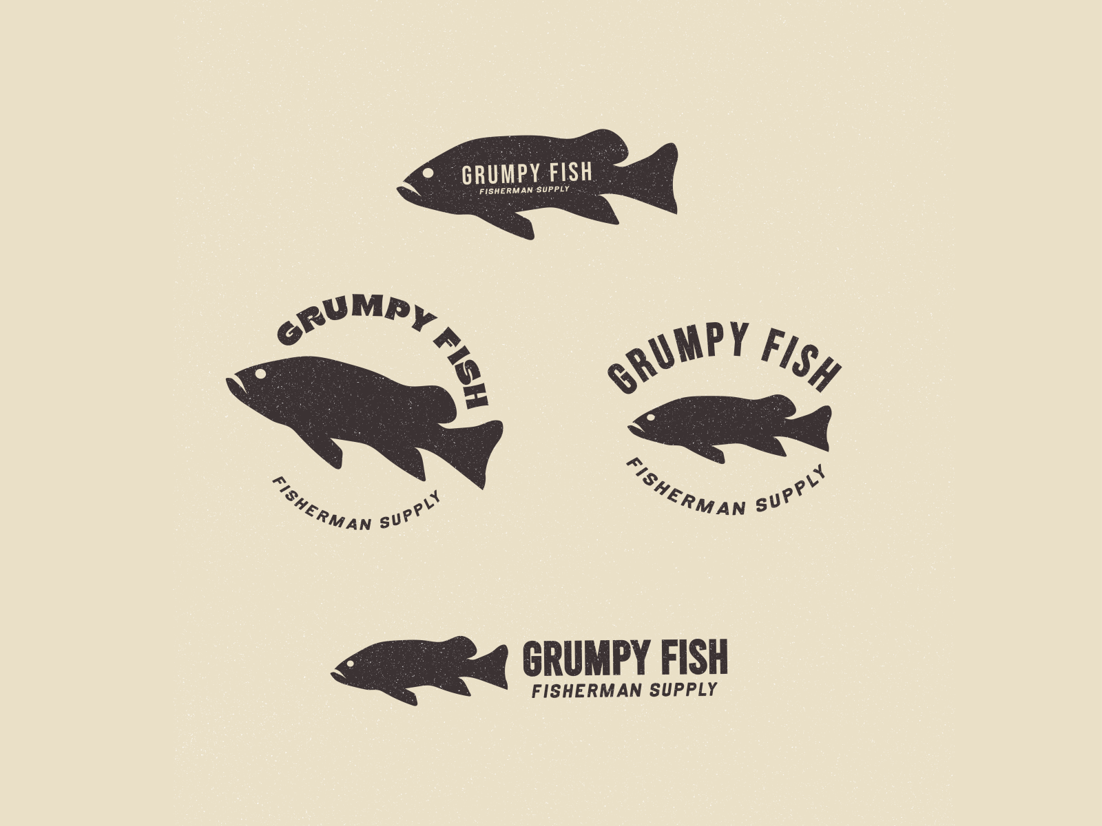 Grumpy Fish by supercharrart on Dribbble