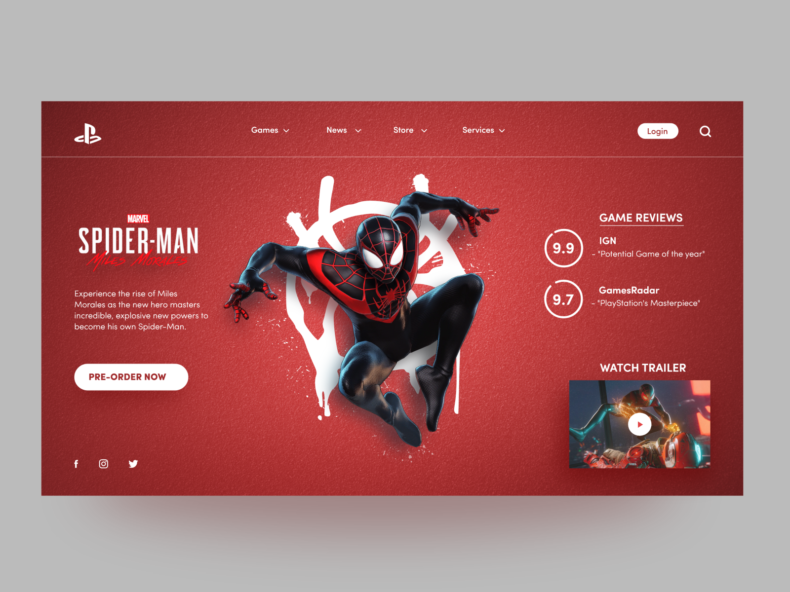 Playstation 5 - Spiderman Miles Morales by Shivam Rai on Dribbble
