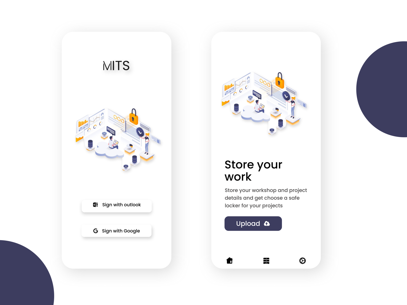 Mobile Ui of Data collection app by Karthik Thammisetty on Dribbble