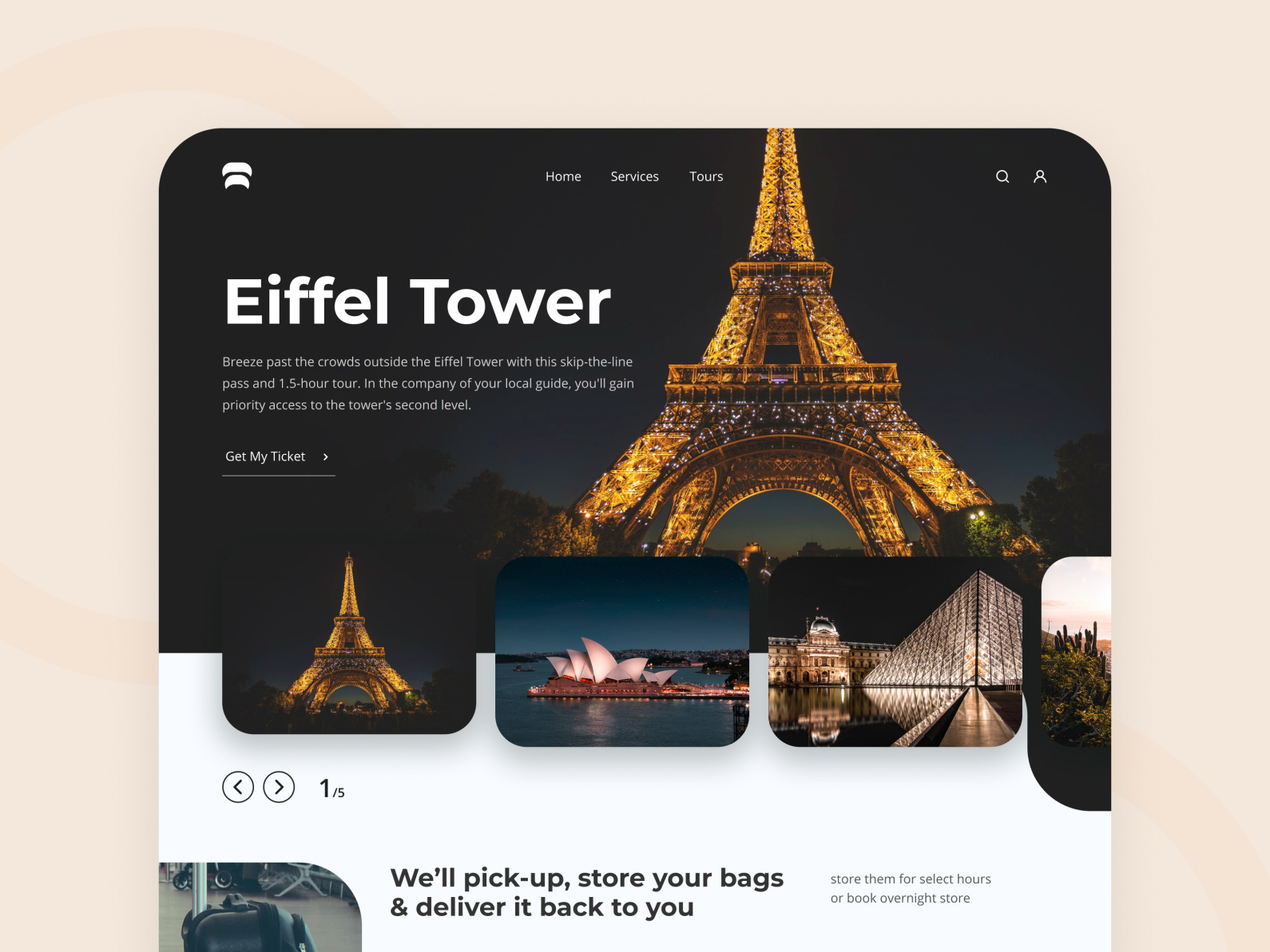 Travel Agency by wellrafi on Dribbble