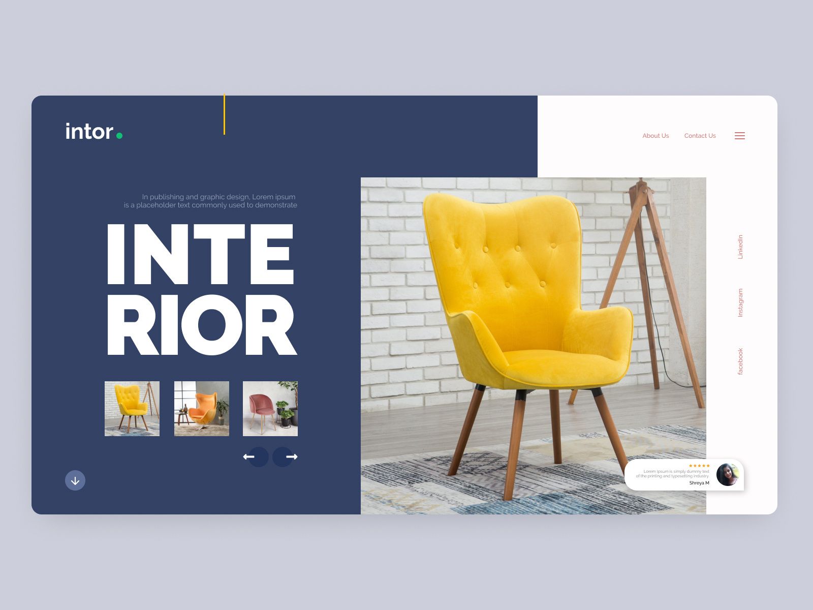 Interior UI Design by PegaLogics on Dribbble