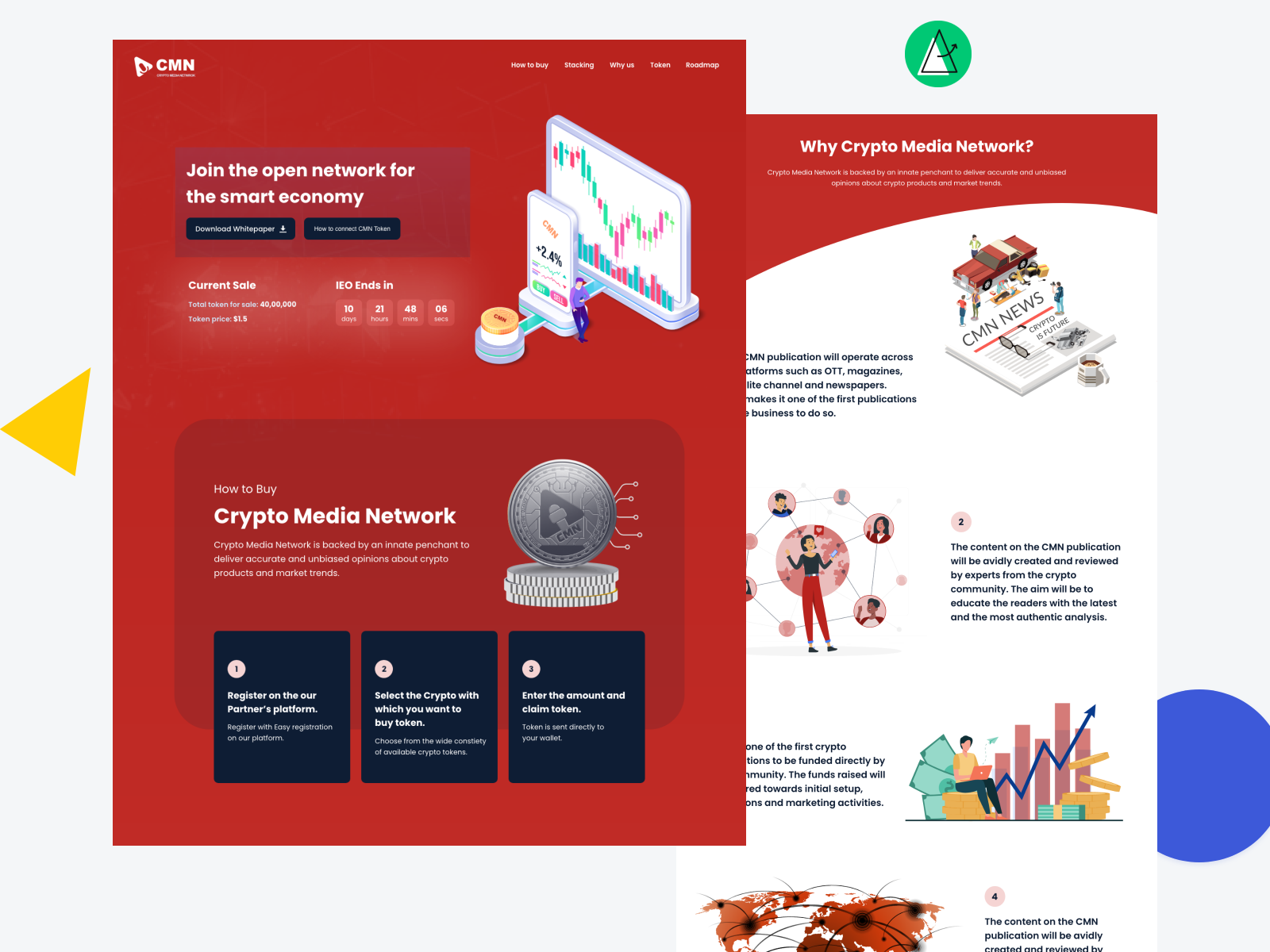 Crypto Currency Website | Landing Page | Bitcoin | Design | Coin by ...