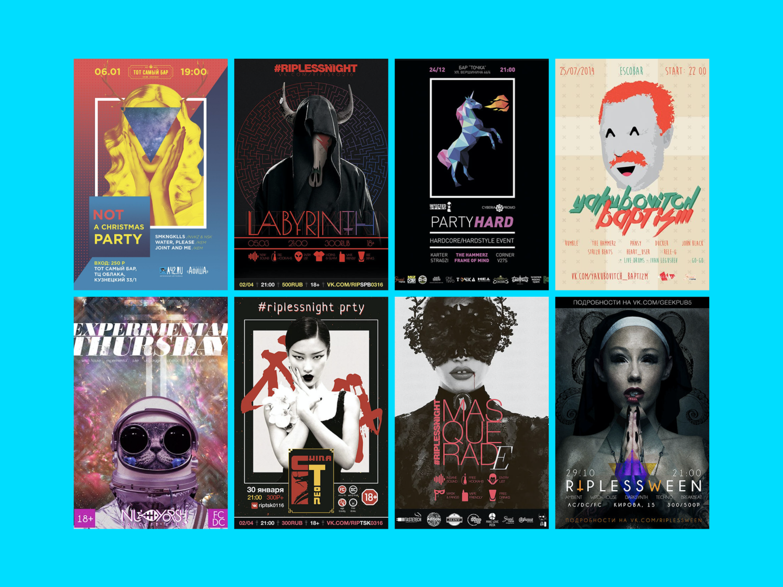 Posters by PNBlab on Dribbble