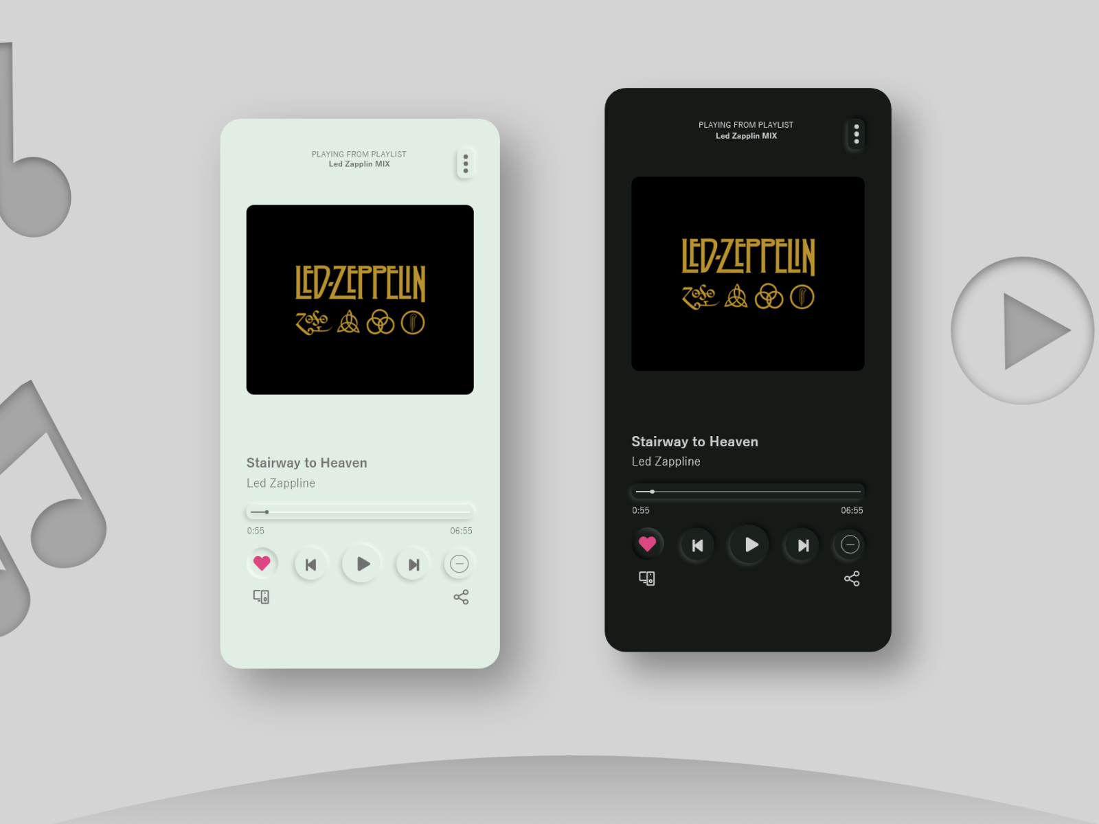 Music Player | Spotify | mobile UI design | by Abir Ibn Masud on Dribbble