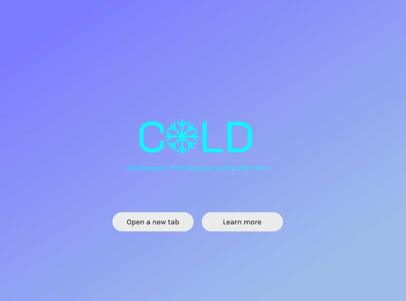 Cold Browser #1 by James on Dribbble