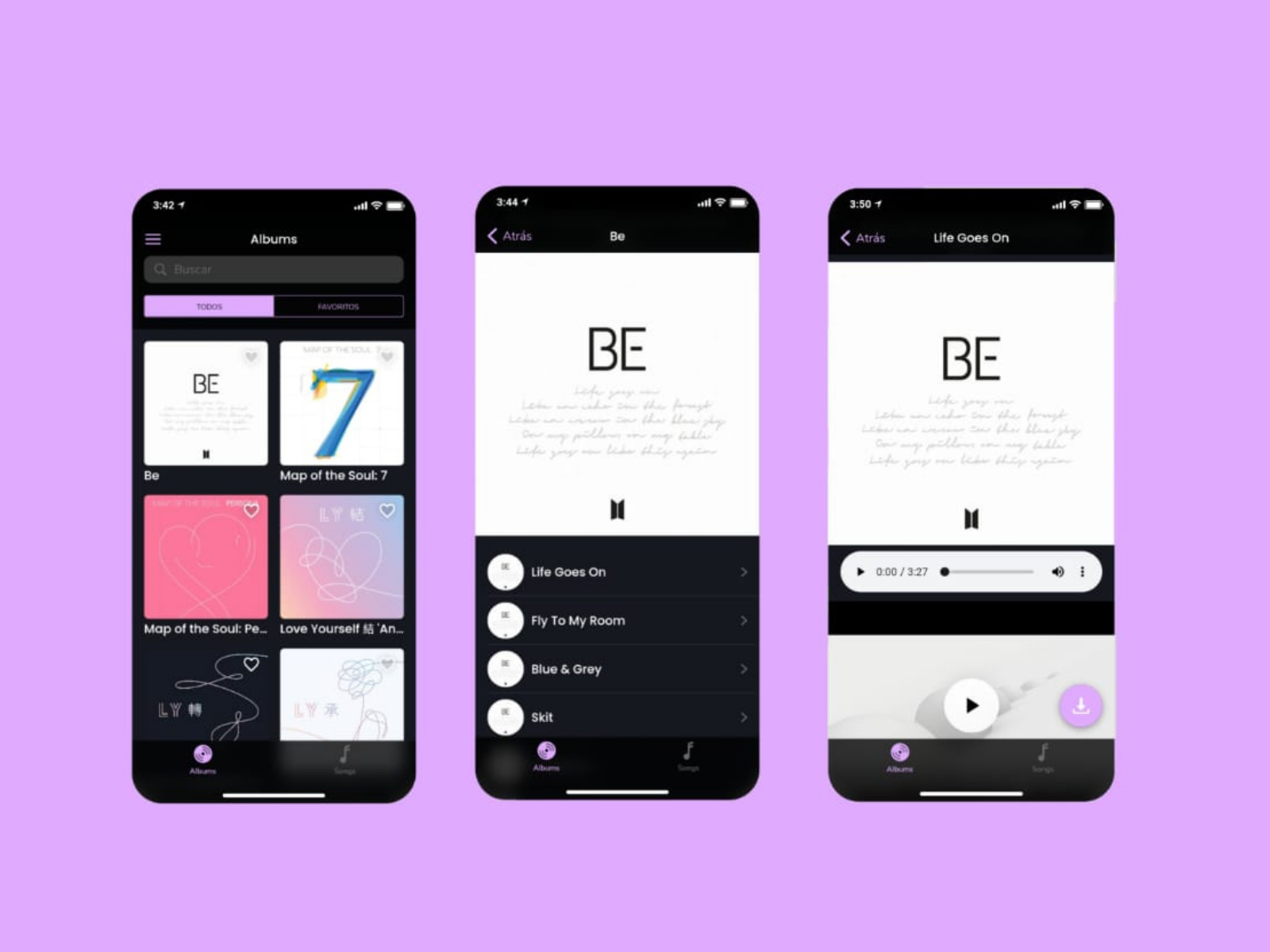 BTS by Candy UI Design on Dribbble