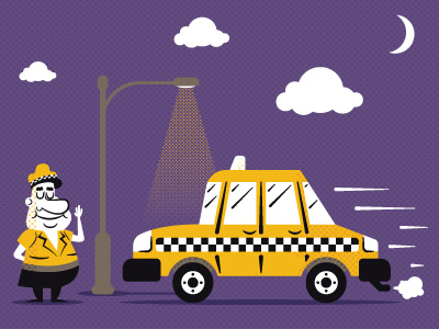 Taxi Guy by Tyler Stockdale on Dribbble