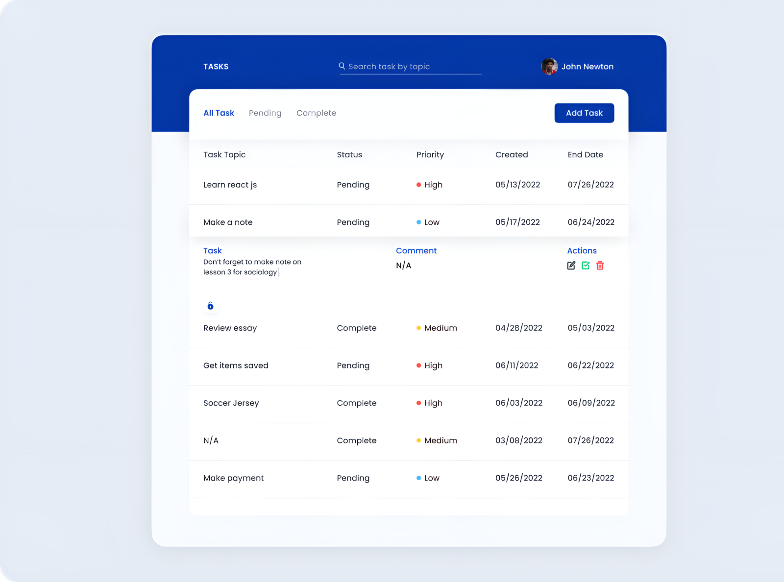 Todo-List by Woods on Dribbble