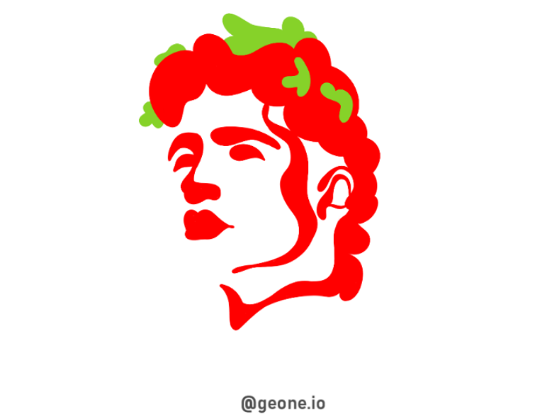 ancient Greek face logo. by egen on Dribbble