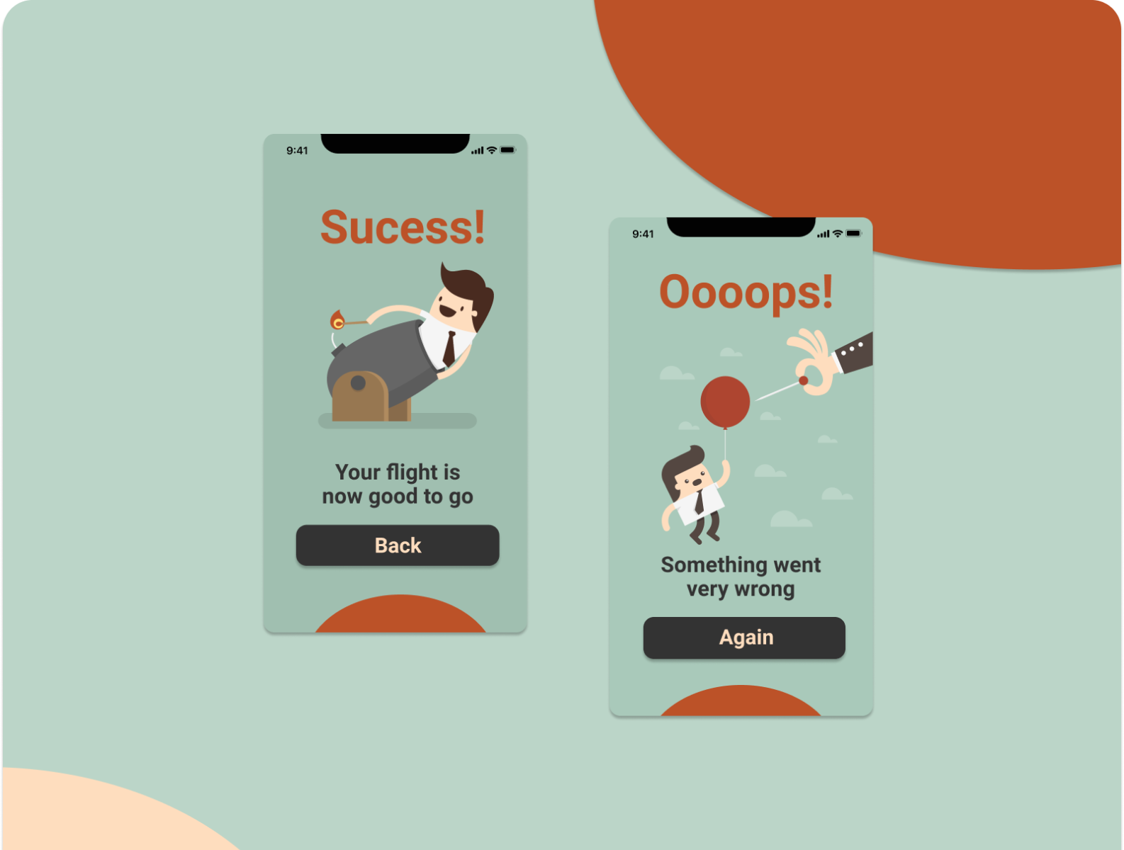 flash message by Ivan Antolović on Dribbble