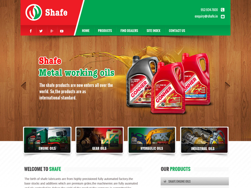 Shafe Oil - A beecloud Product by beeCloud on Dribbble