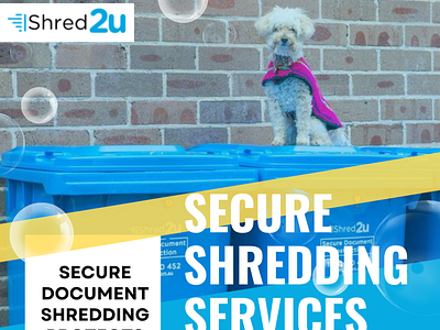 Secure Document Shredding Services by Shred2u on Dribbble