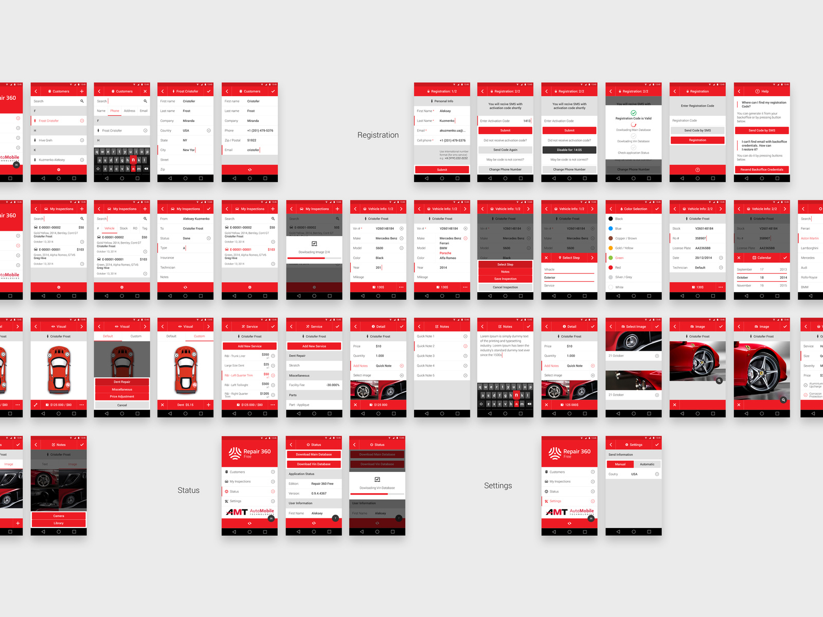 Repair360 app by Oleksiy Kuzmenko on Dribbble