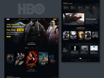 HBO Max Redesign by World Web Technology Pvt Ltd on Dribbble