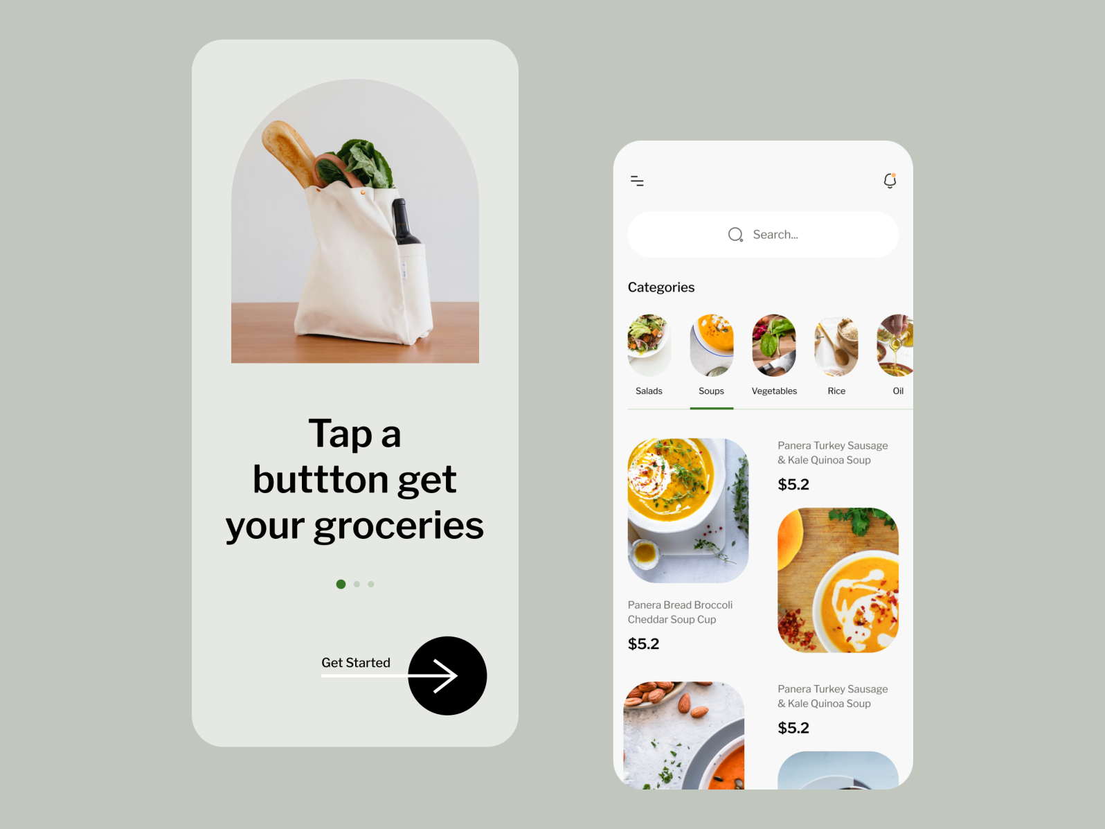 Order Groceries and Food by Ibrahim Khalil on Dribbble
