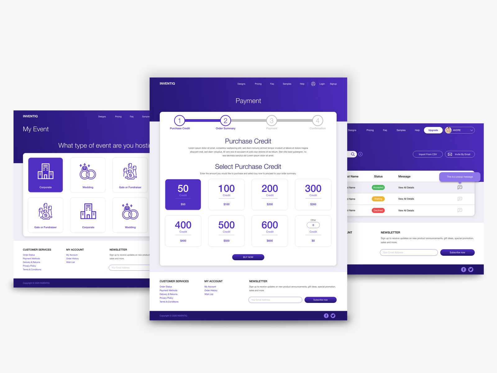 website ui design by bijan on Dribbble