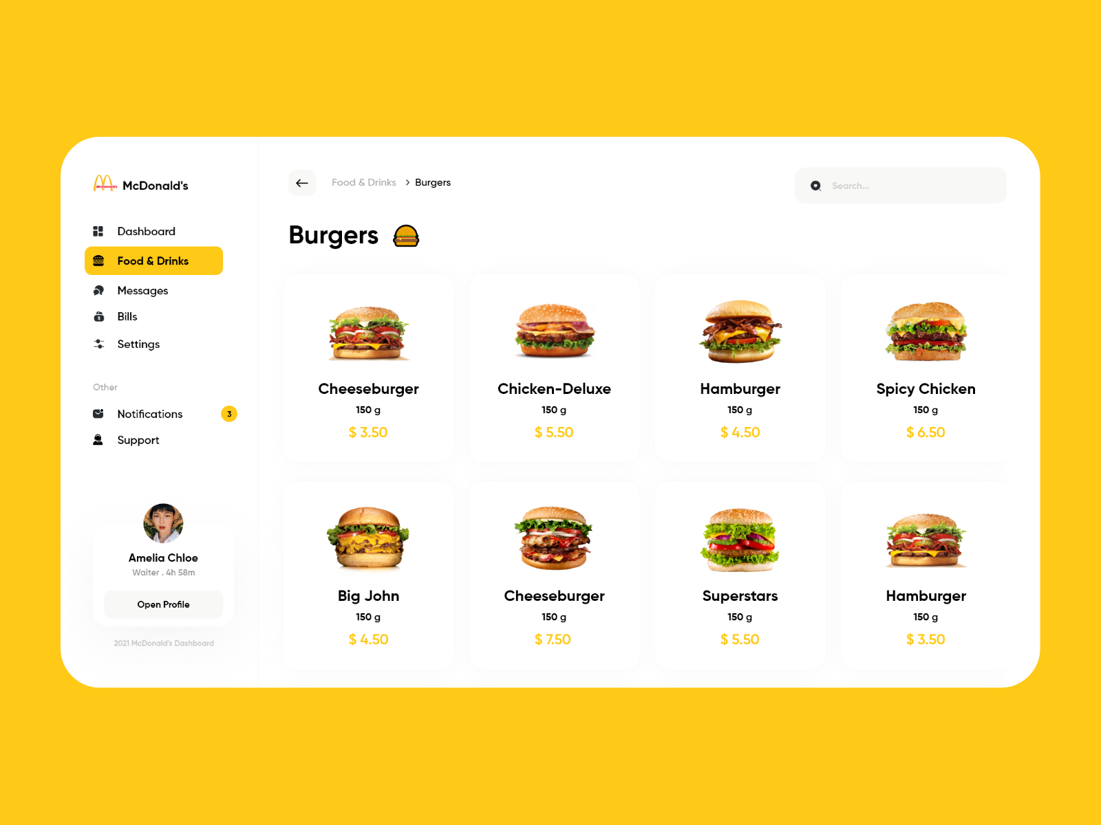 Dashboard Menu Design 🍔 by Sami Ajarosha on Dribbble