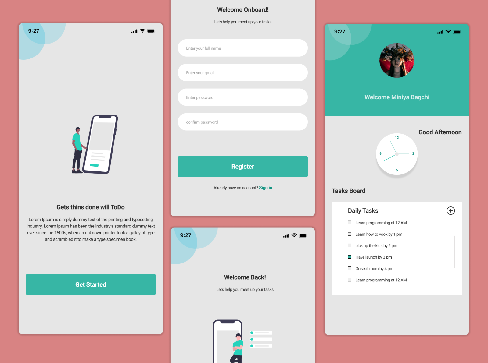Tasks List App by Kripasindhu Mondal on Dribbble