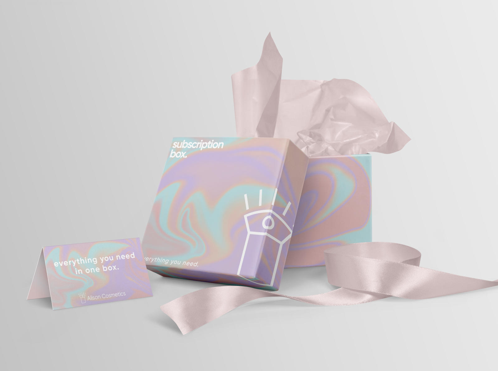 Alison Cosmetics - Subscription box mockup by Önder Sümer on Dribbble