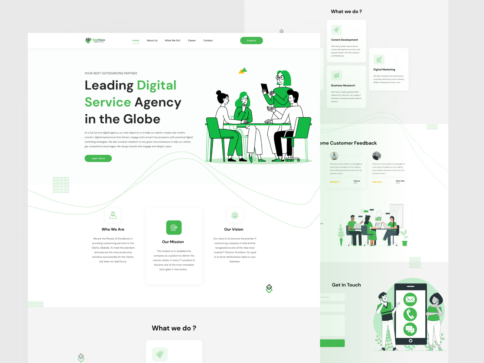 Staff Asia Website Redesign Concept by Awlad Hossain on Dribbble