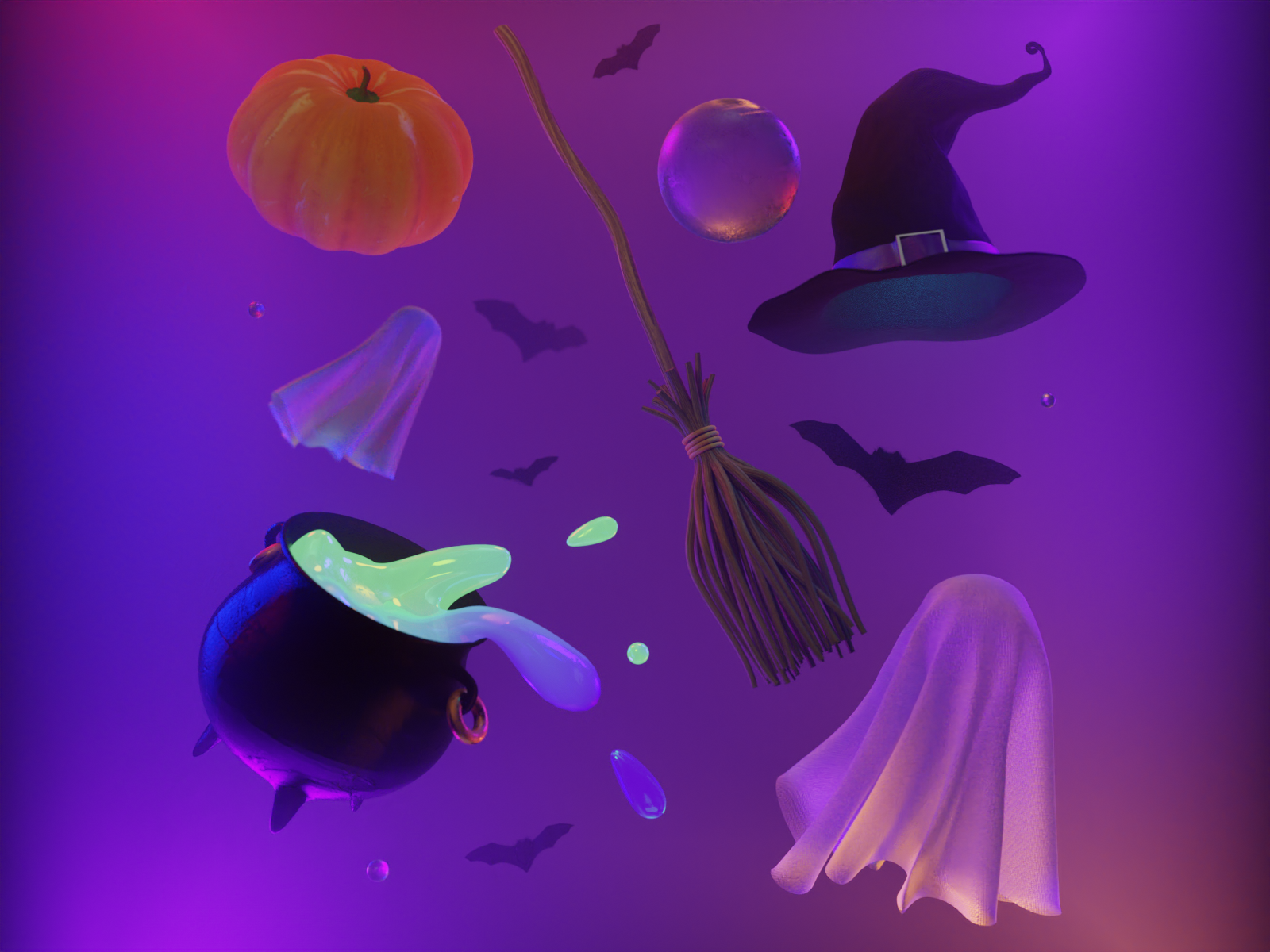 0009 - Happy Halloween! 🎃 by Denys Nichele on Dribbble