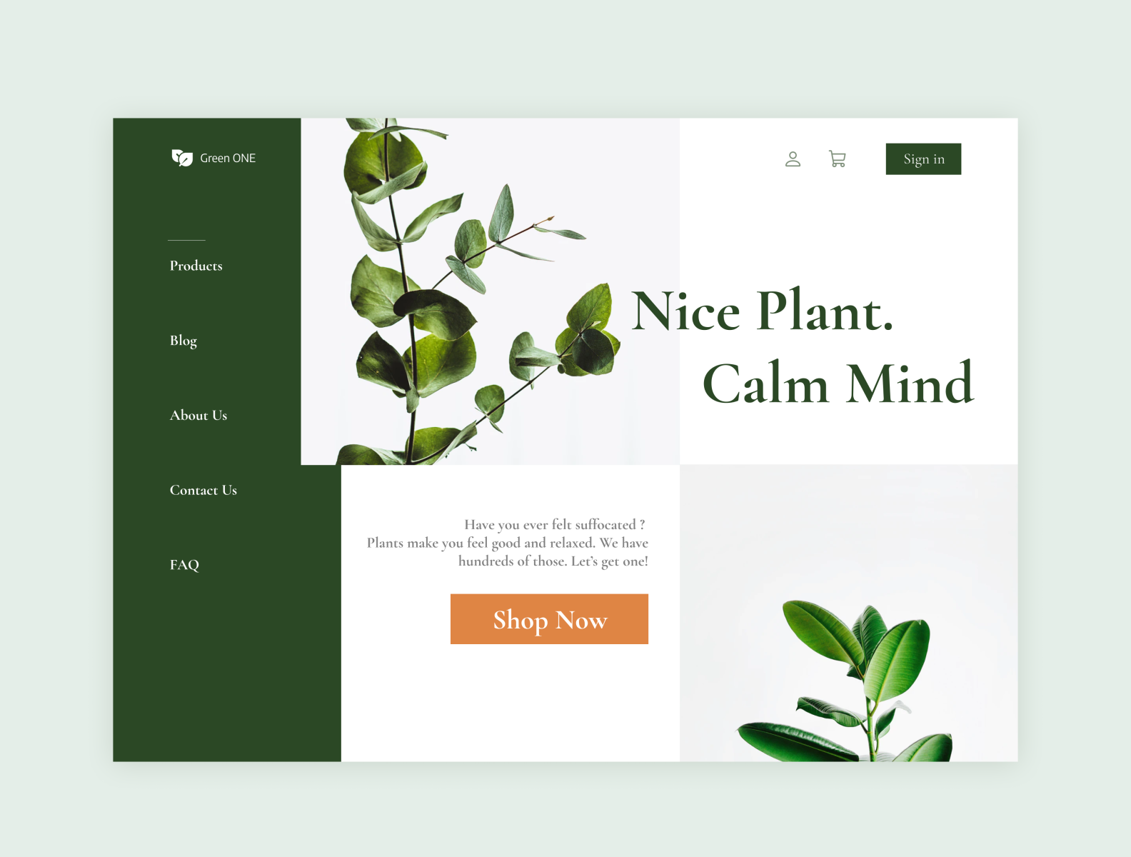 Daily UI - 003 Landing Page by Selina Lam on Dribbble