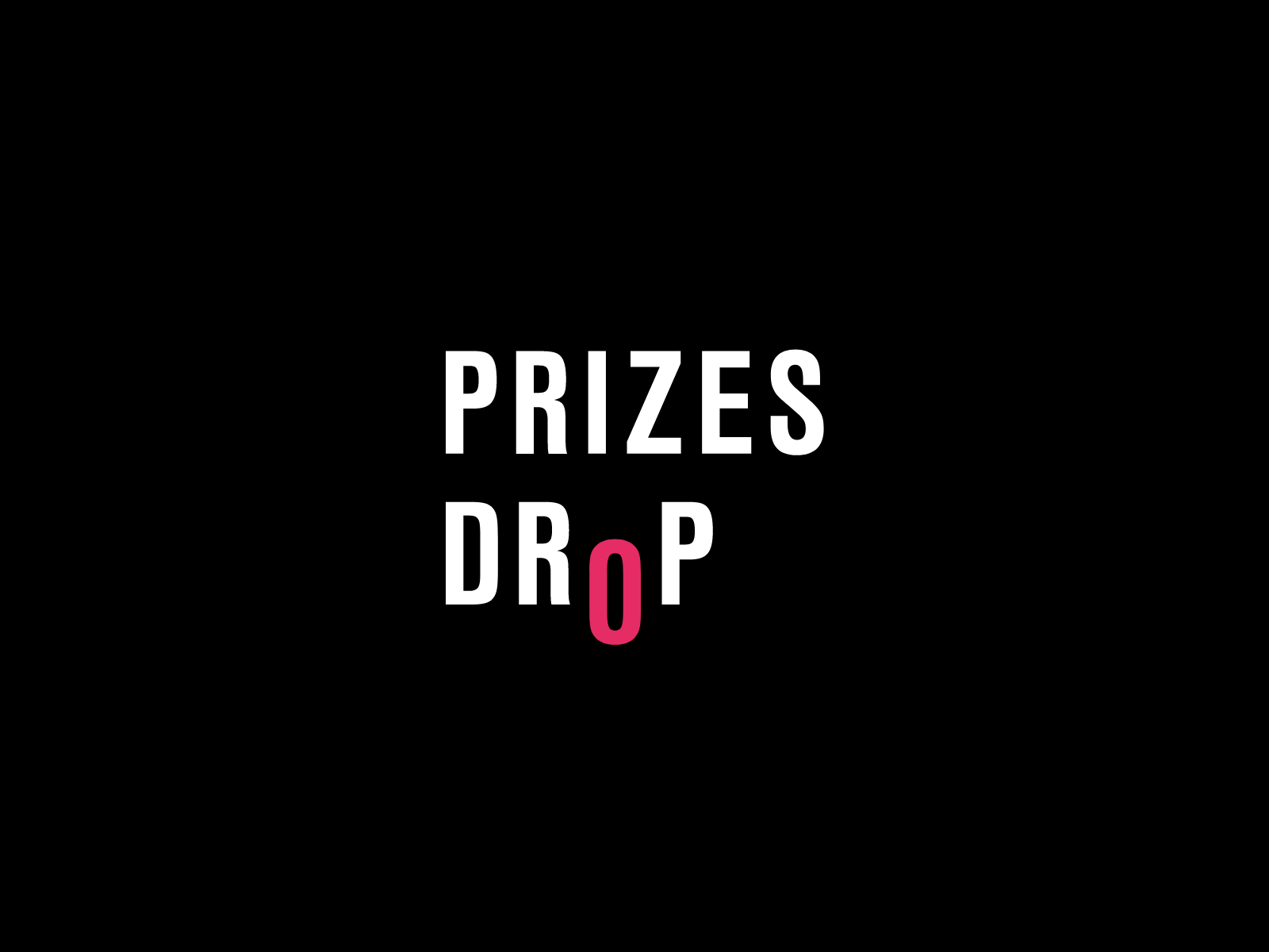 Logo - Prizes Drop by Cyrek Digital on Dribbble