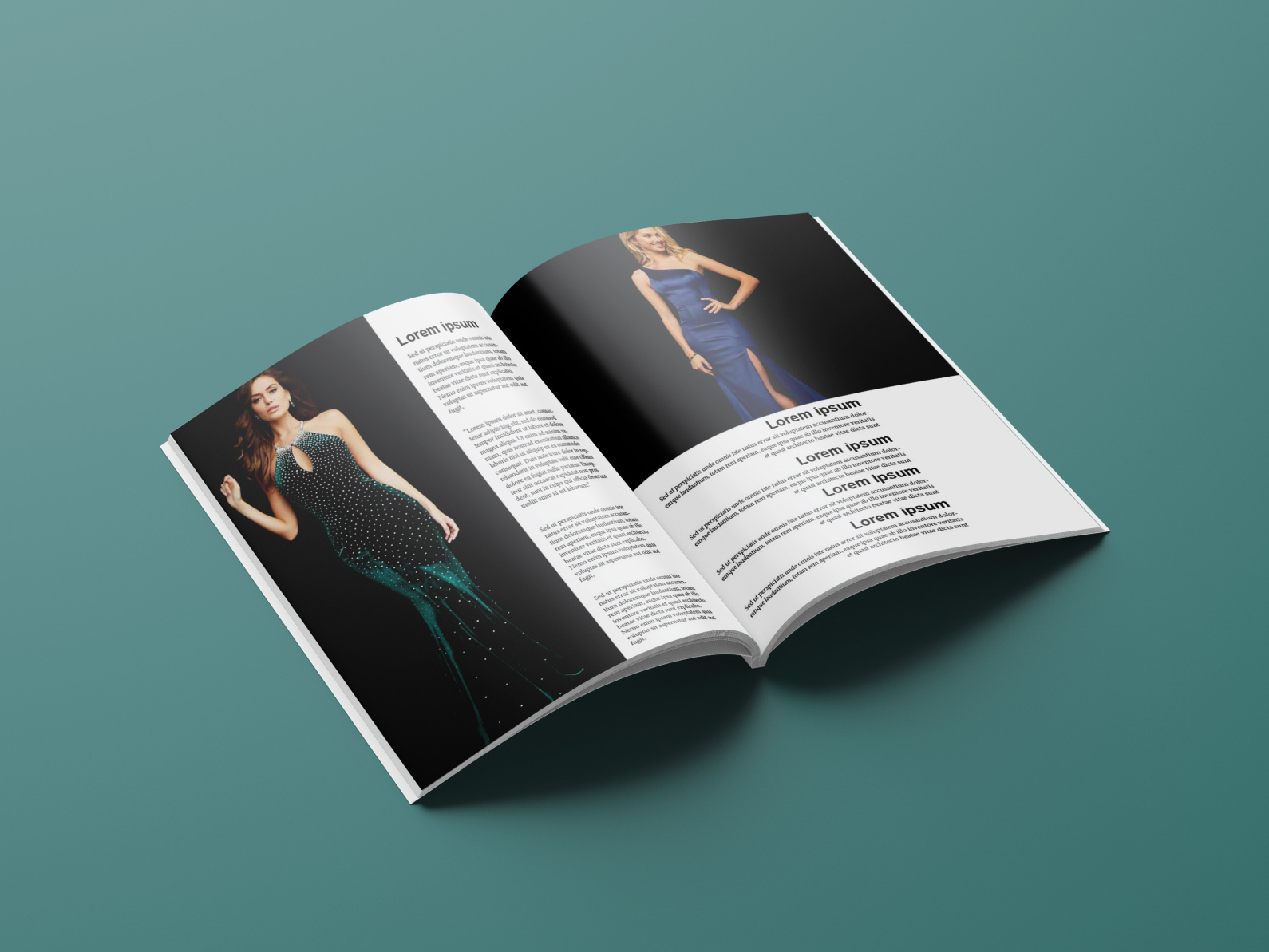 Magazine design by Shahanaz Akter on Dribbble