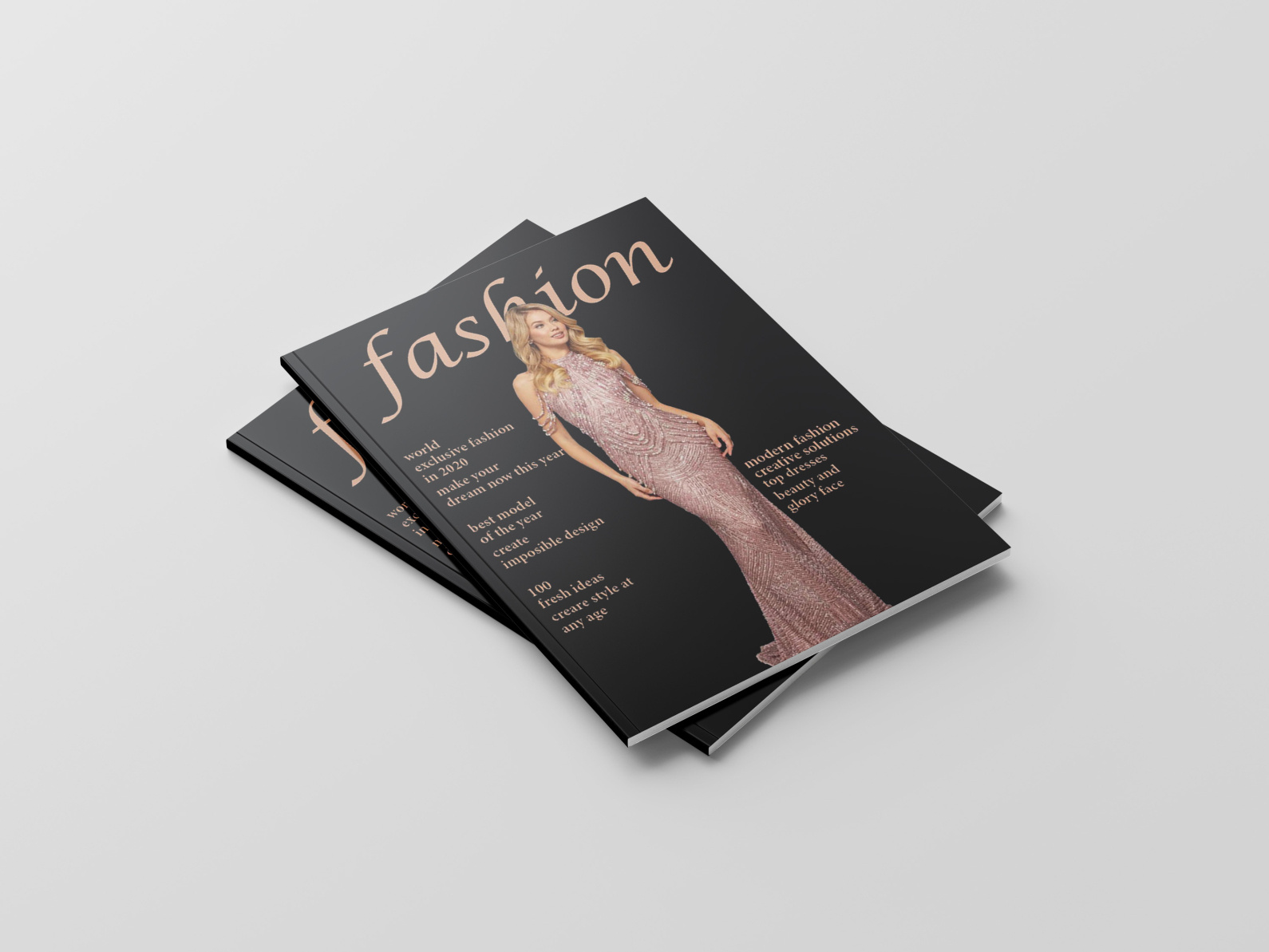 Magazine design by Shahanaz Akter on Dribbble