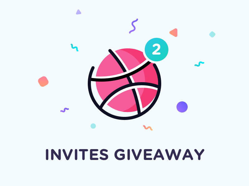 2 Invites Giveaway by Tauhid Hasan on Dribbble