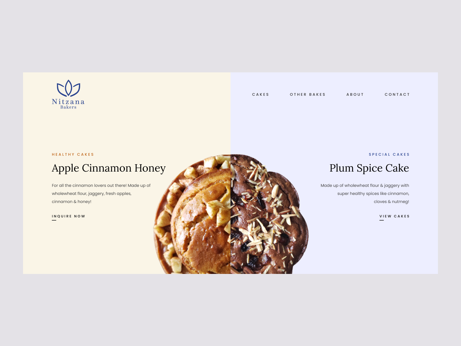 Bakery Home Page by Manisha Rawat on Dribbble