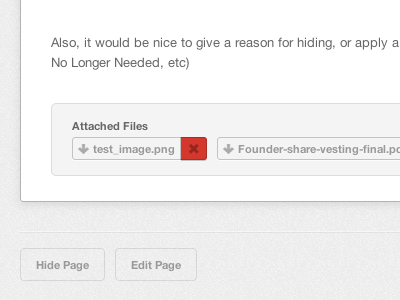 Simple File Attachments by Shaun Andrews on Dribbble