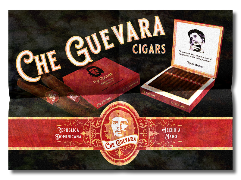 Che Guevara Cigars by Rolling Rook Studio on Dribbble