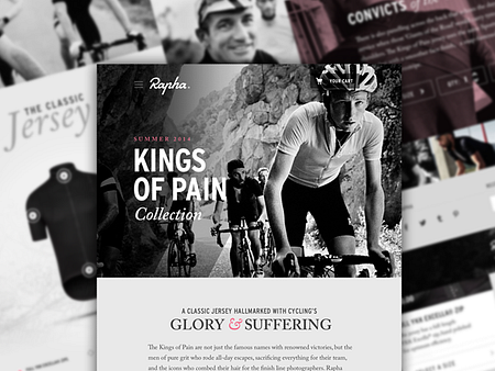 Rapha - Kings of Pain Collection by Phi Hoang on Dribbble