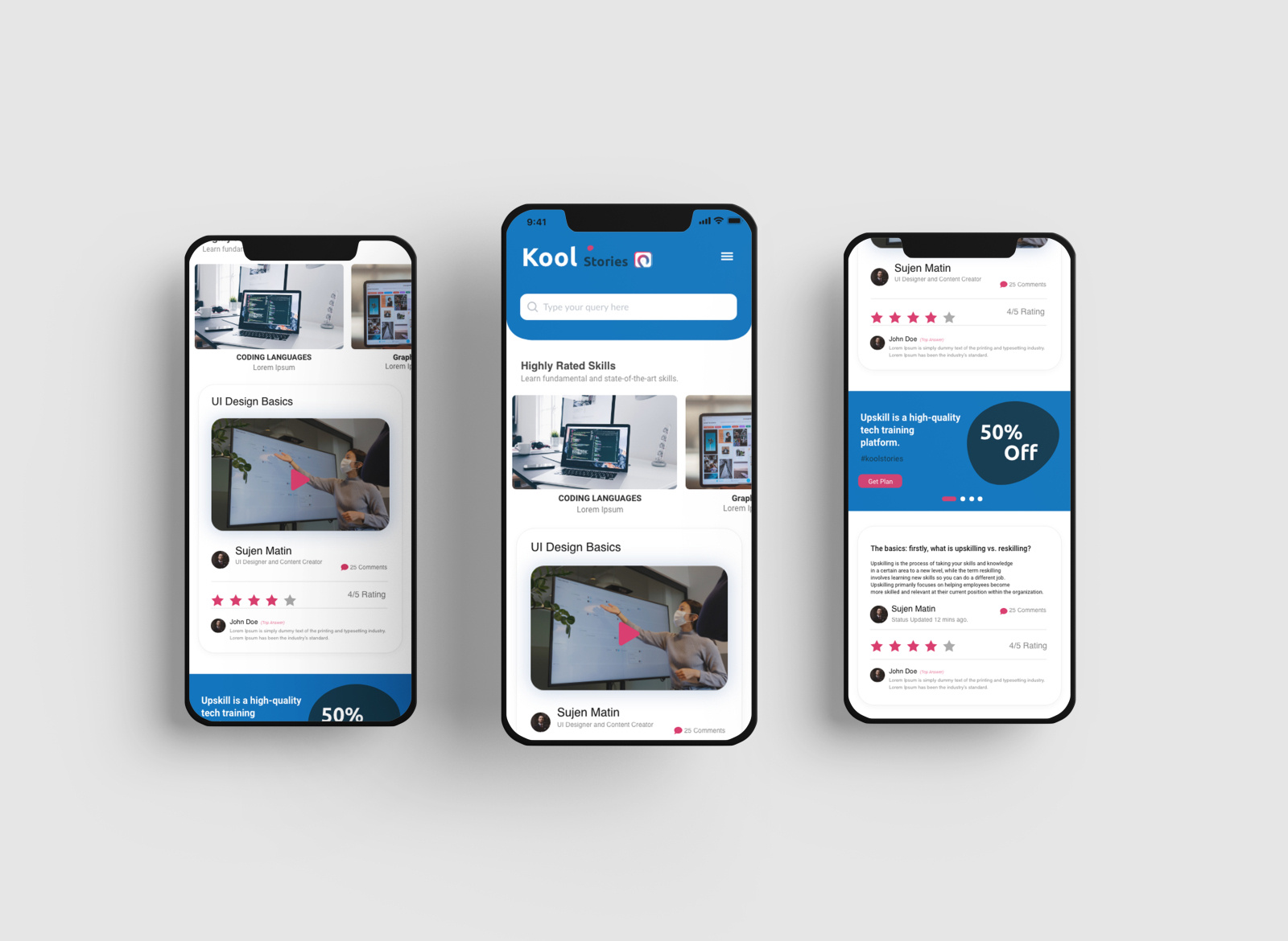 Social Media App Design by Shuniya Studios on Dribbble