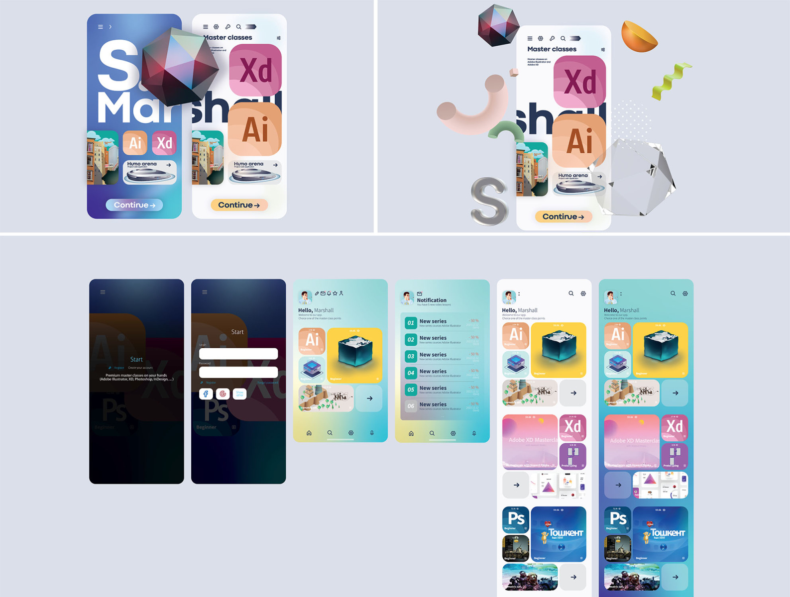 UI master class by Sarvar on Dribbble