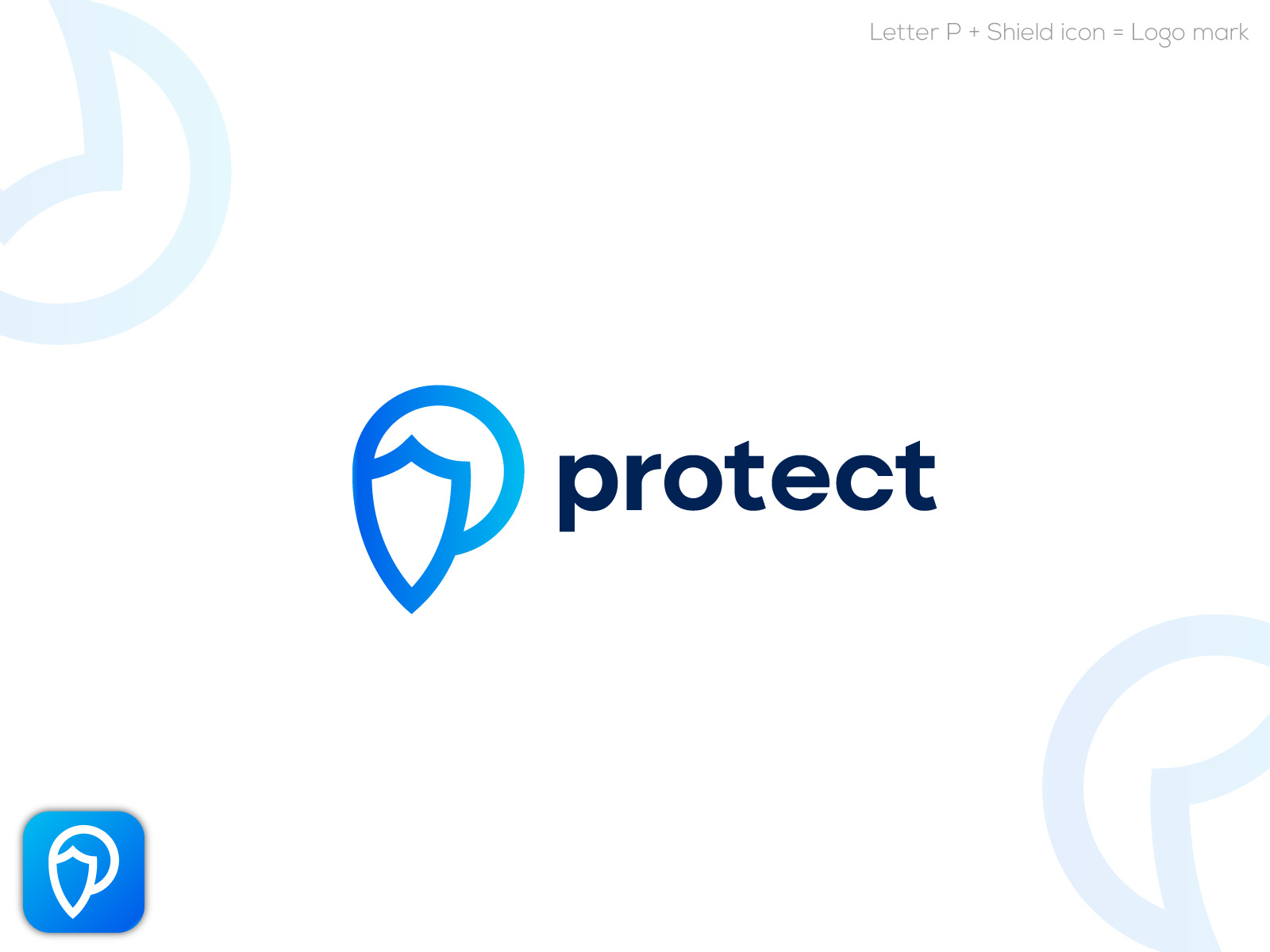 Protect logo design by Arafat Hossain | Logo Designer on Dribbble