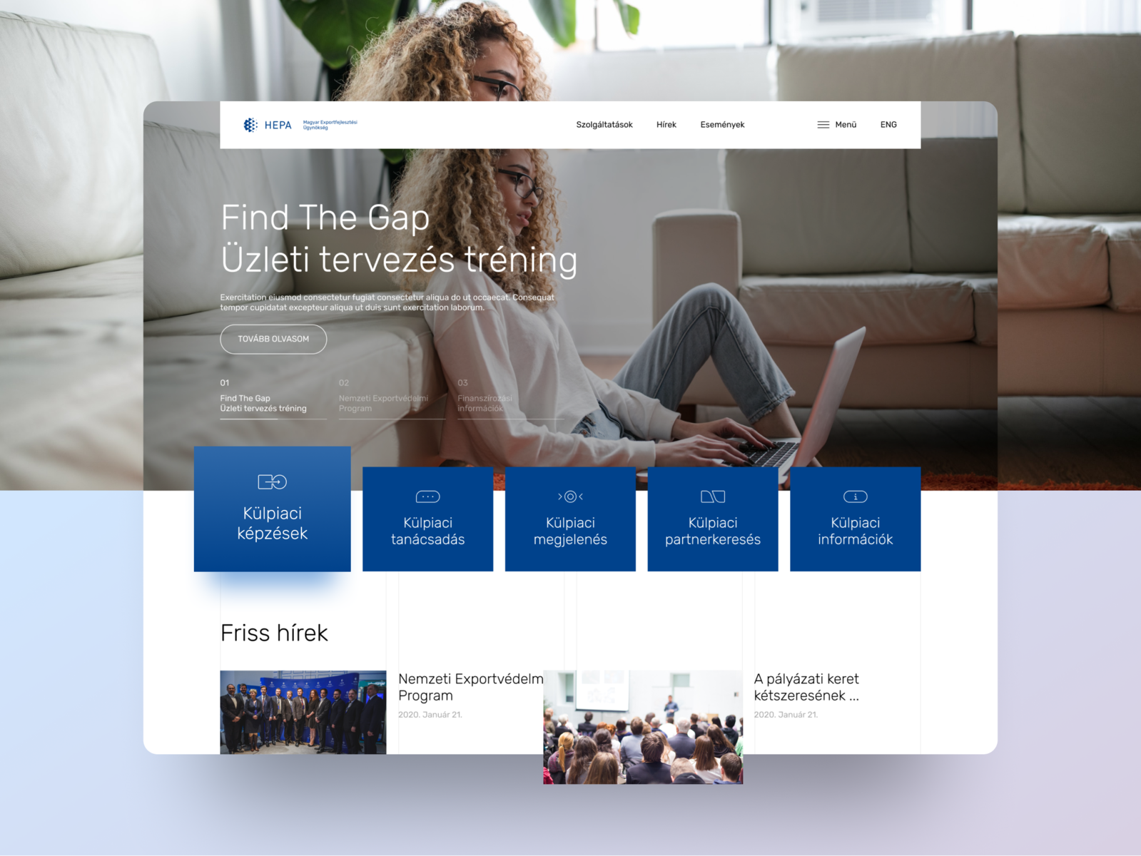 HEPA — Website redesign (concept) by Dot Creative on Dribbble