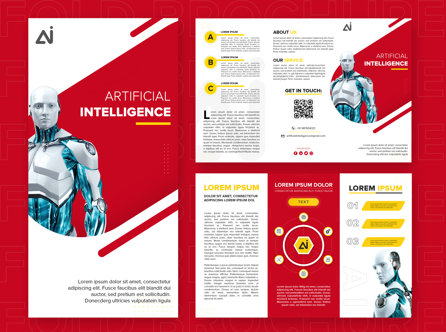 Artificial Intelligence Brochure By SRIRAM MANTRALA On Dribbble