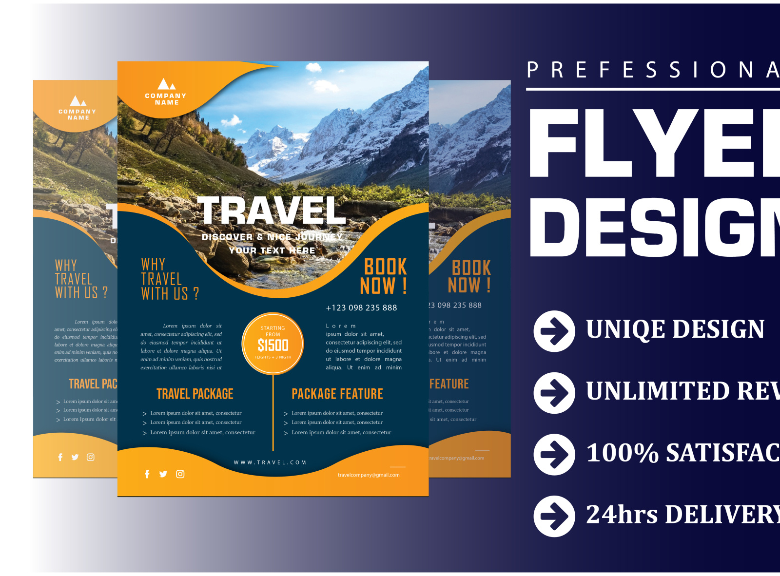 I will do professional business flyers design 24 hours by Rajon Biswas ...