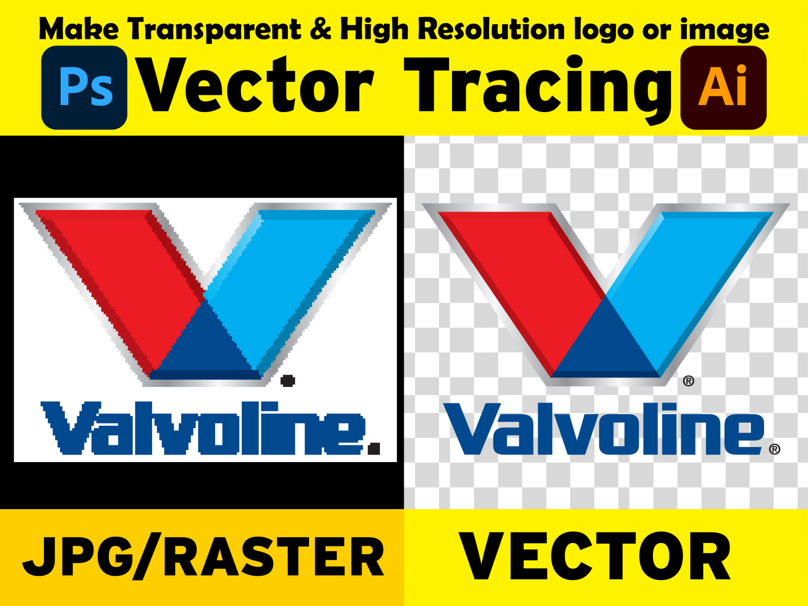 I will redo, recreate, redraw, image or logo vectorize, convert by ...
