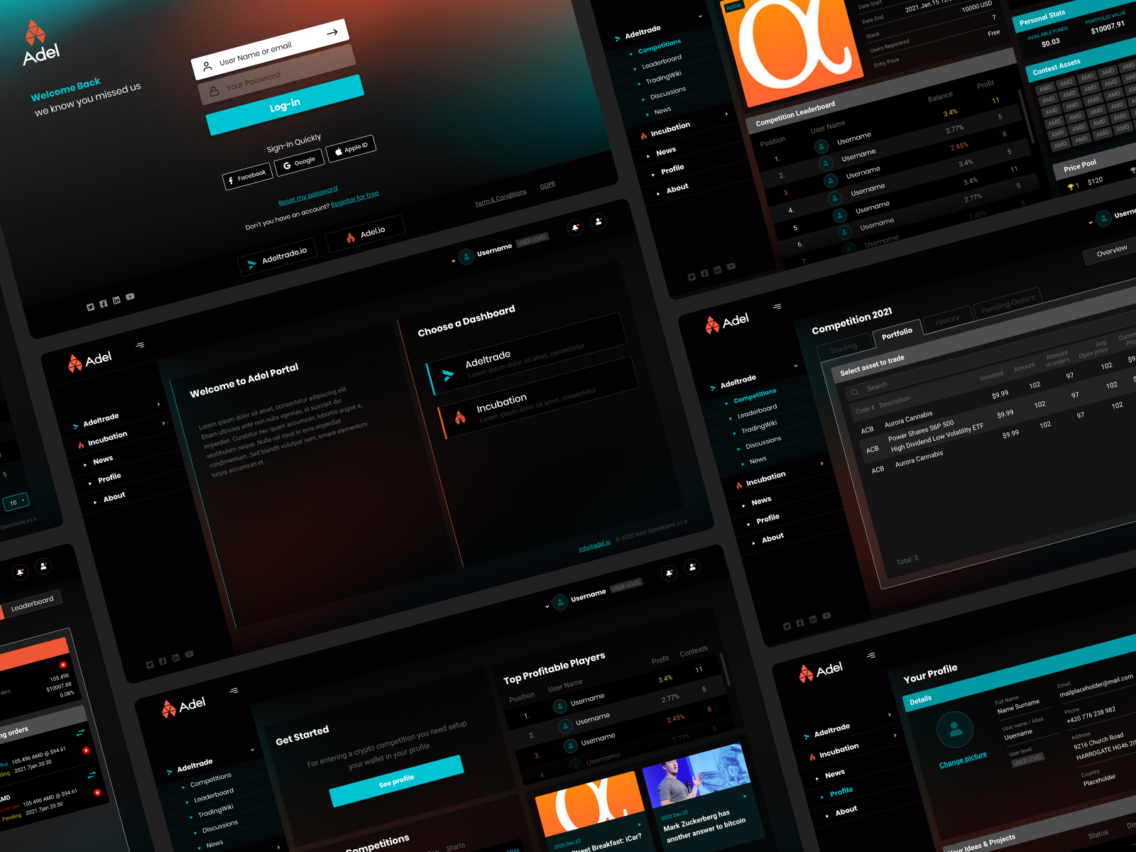 AdelTrade by Sergio Fidalgo on Dribbble