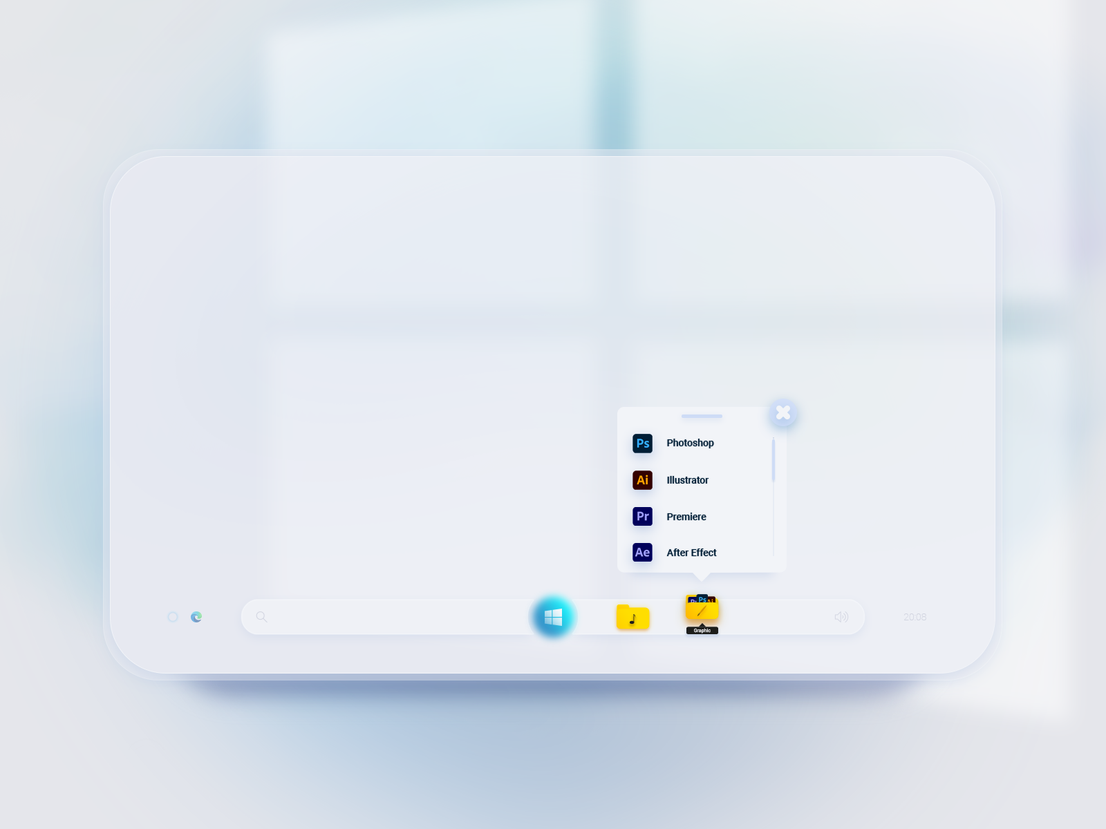 Windows Taskbar Concept by Murat Haman on Dribbble