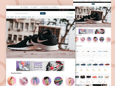 E-commerce Landing Page Design by Sina Rezaei on Dribbble