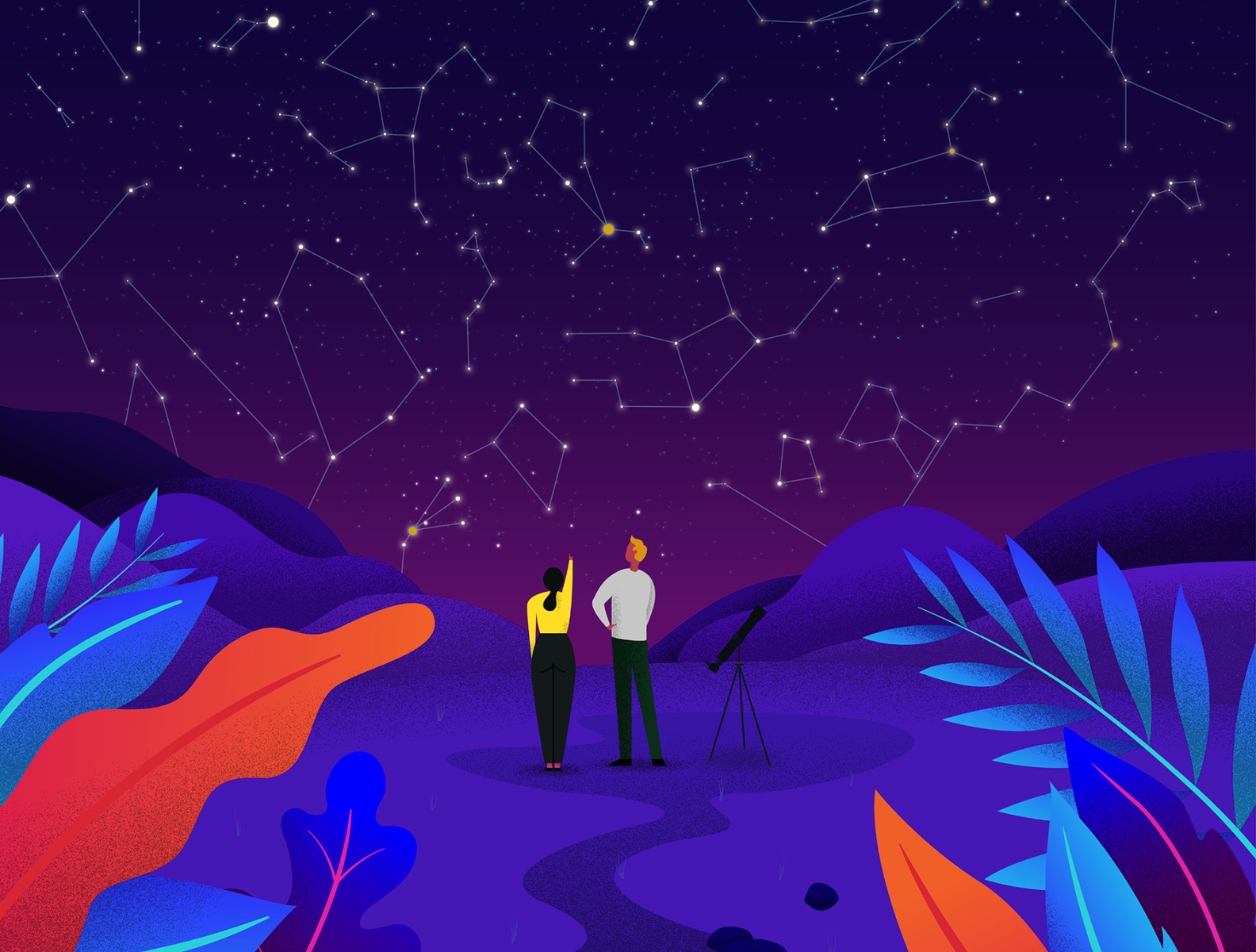 Constellations by Matthew Blick on Dribbble