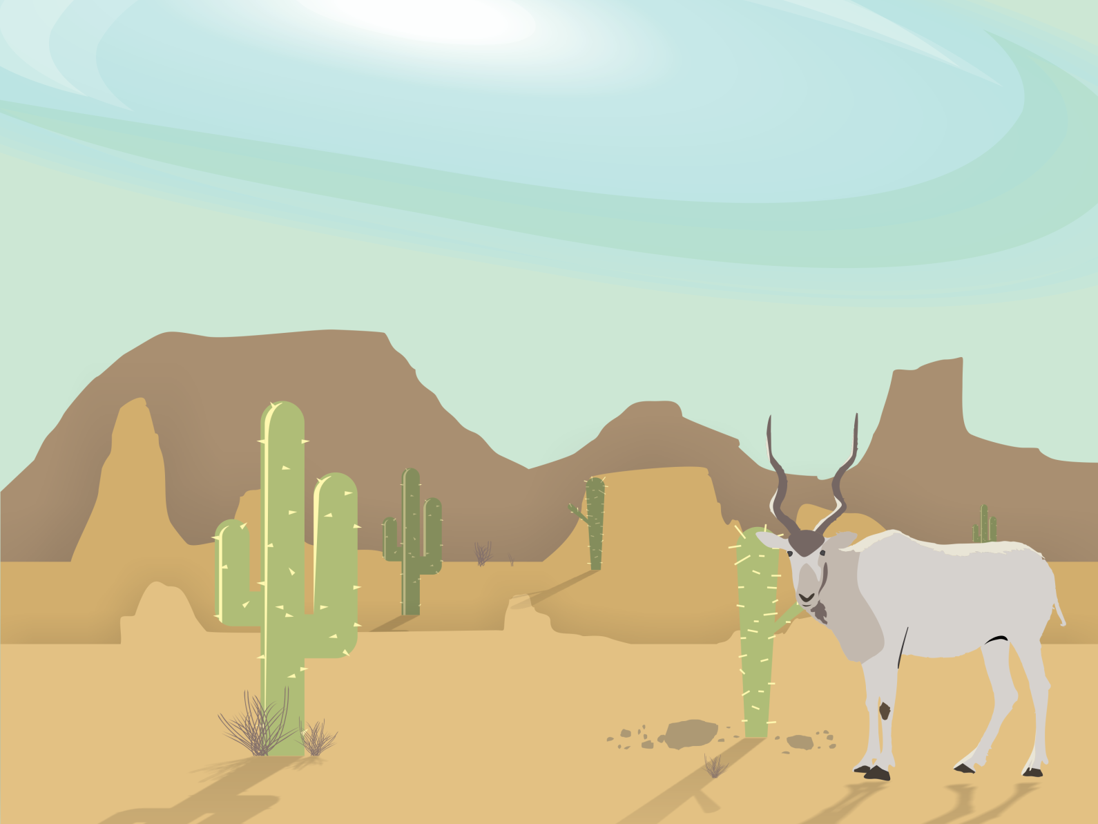 desert by Jordan Tippett on Dribbble