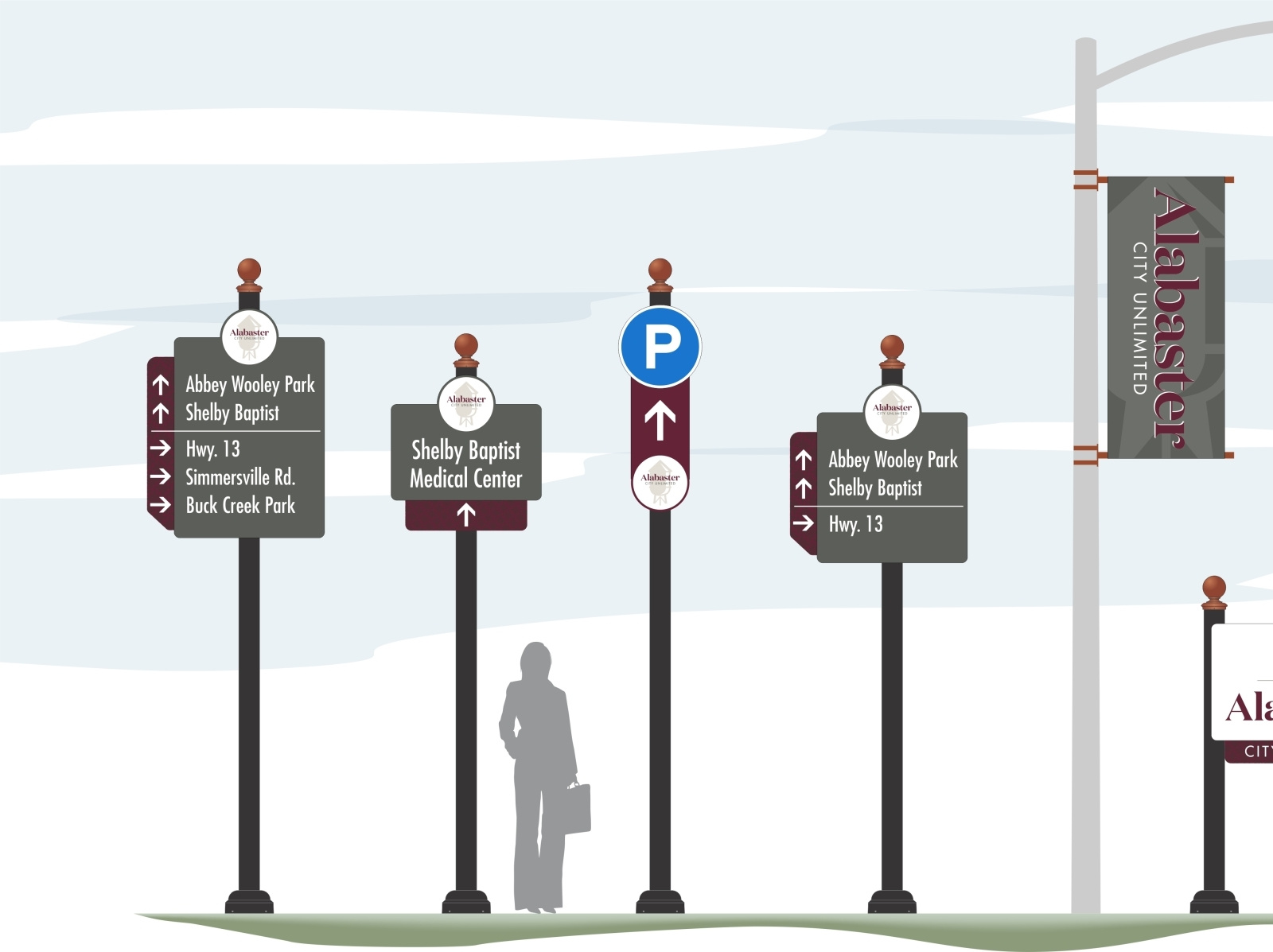 City Wayfinding Signage by Jordan Tippett on Dribbble