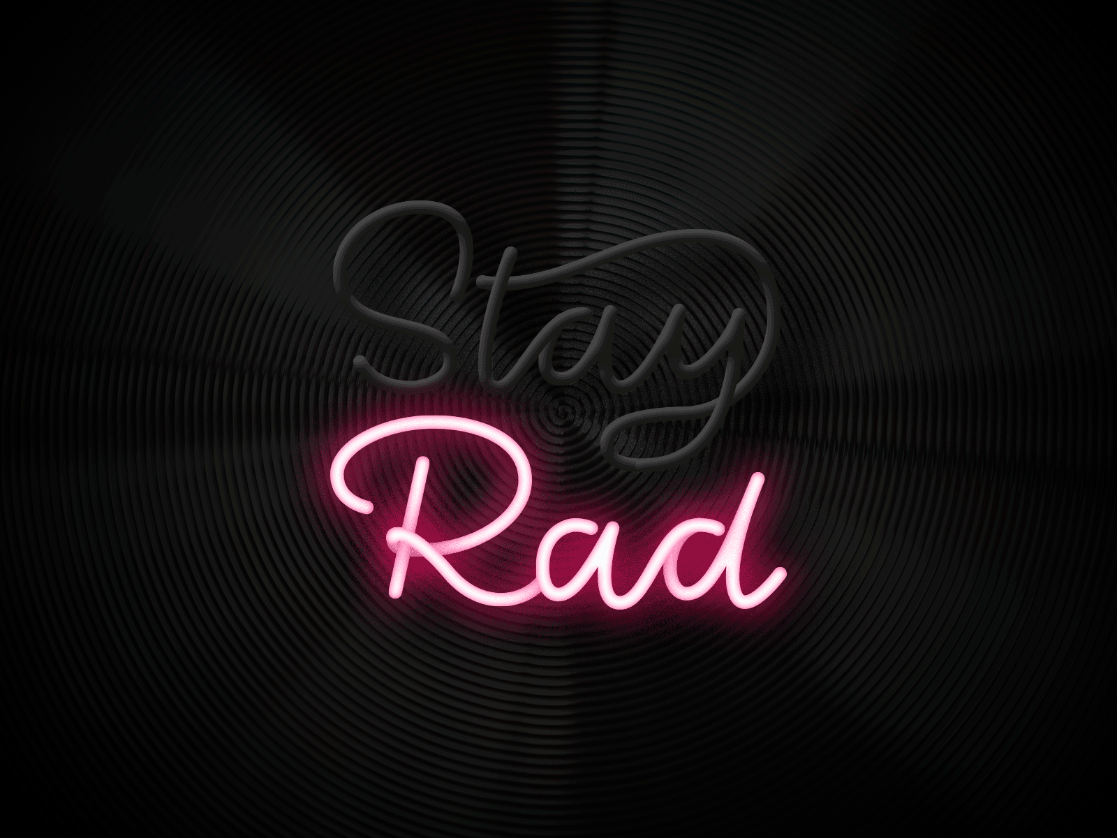 Stay Rad — Neon Rebound by Andrew Pons on Dribbble