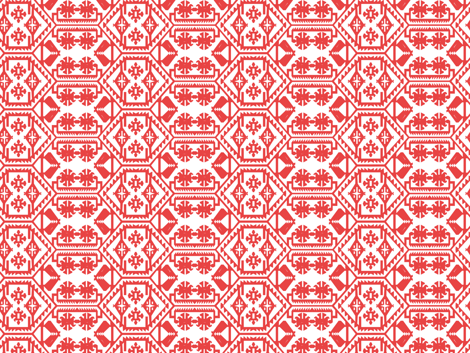 Jamdani Pattern Red by Mir Liakot Hossain Liton on Dribbble